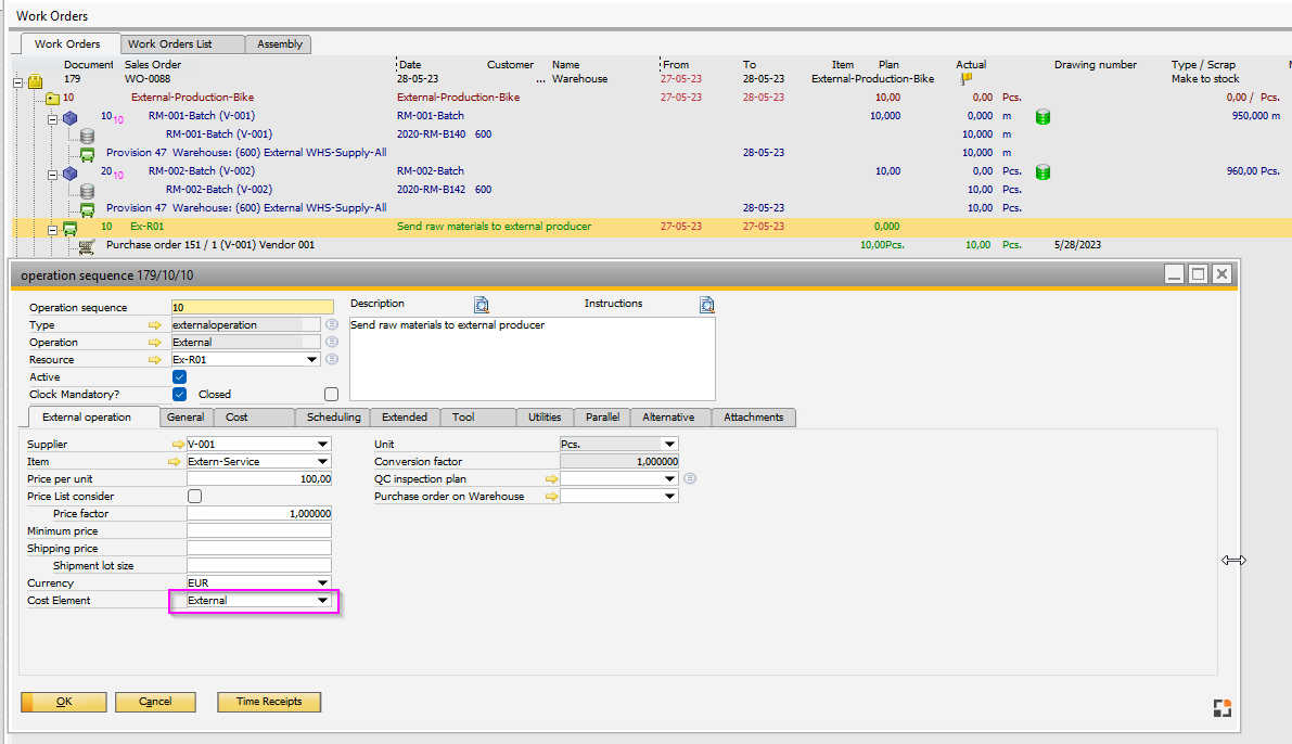 WIP Account Definition in Beas – Boyum Help Center