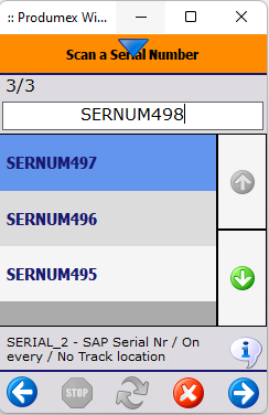 PRODUMEX WMS - Packing serial numbers – Boyum Help Center