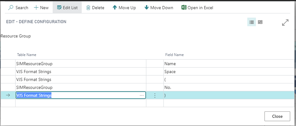 Configure table labels in the VJS – Boyum Help Center